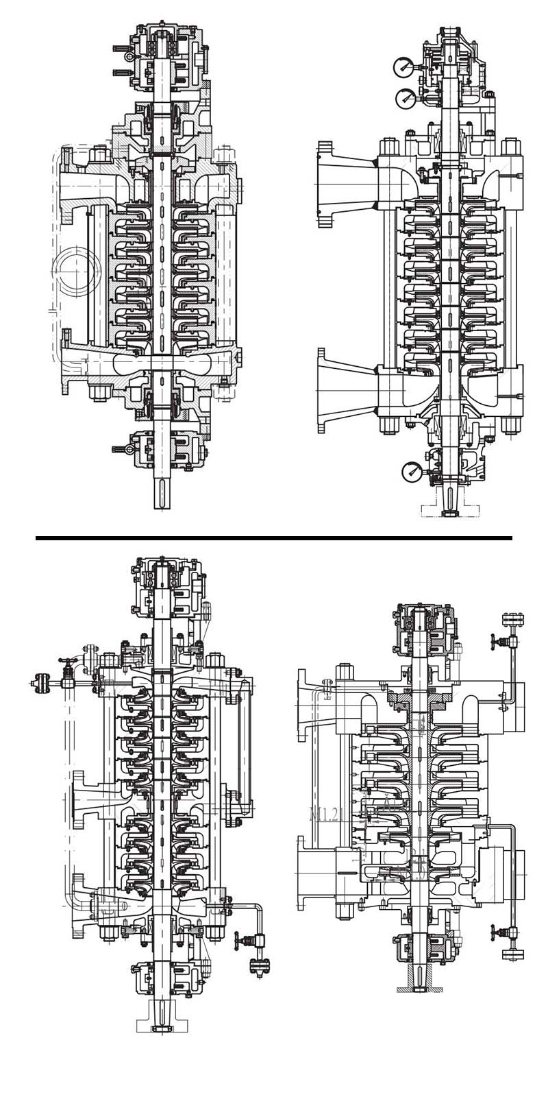 API610 BB4 High Pressire Boiler Water Multistage Segmental Pump